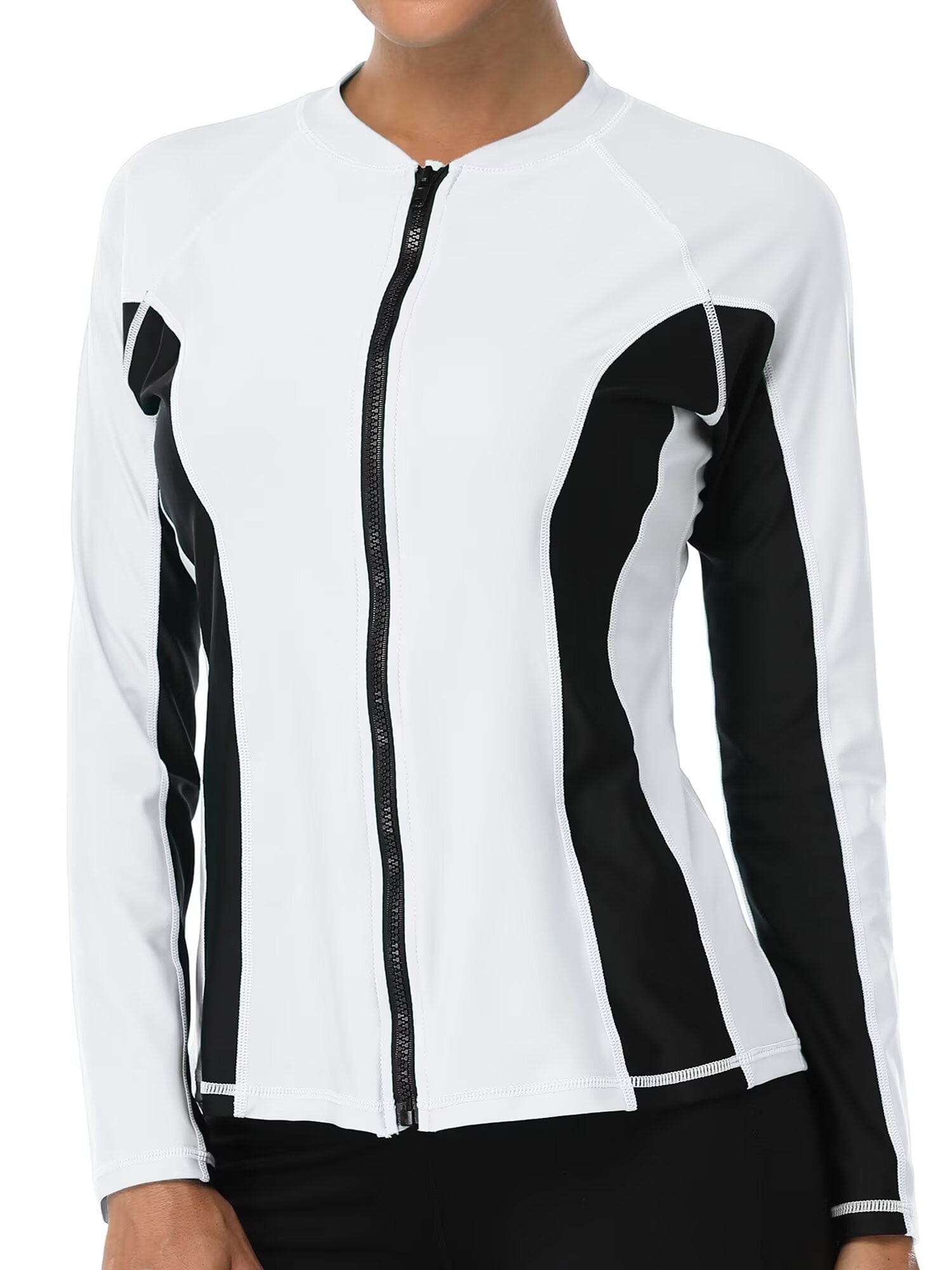 Charmo Women's Rash Guard UPF50+ SPF UV Protection Long Sleeve Swimsuit ...