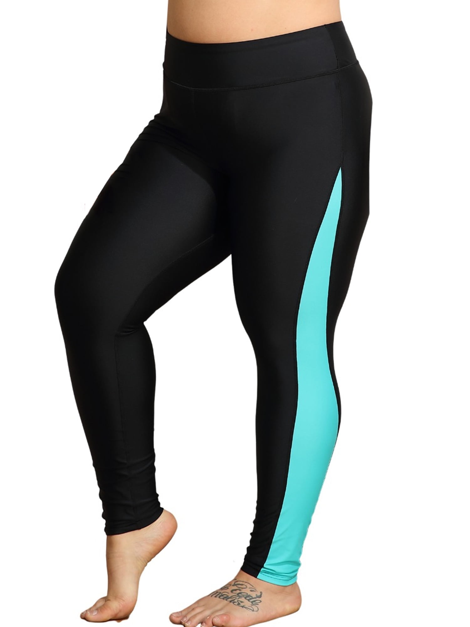 Charmo Womens Plus Size Swimming Pants High Waisted Swim Pants Swim ...