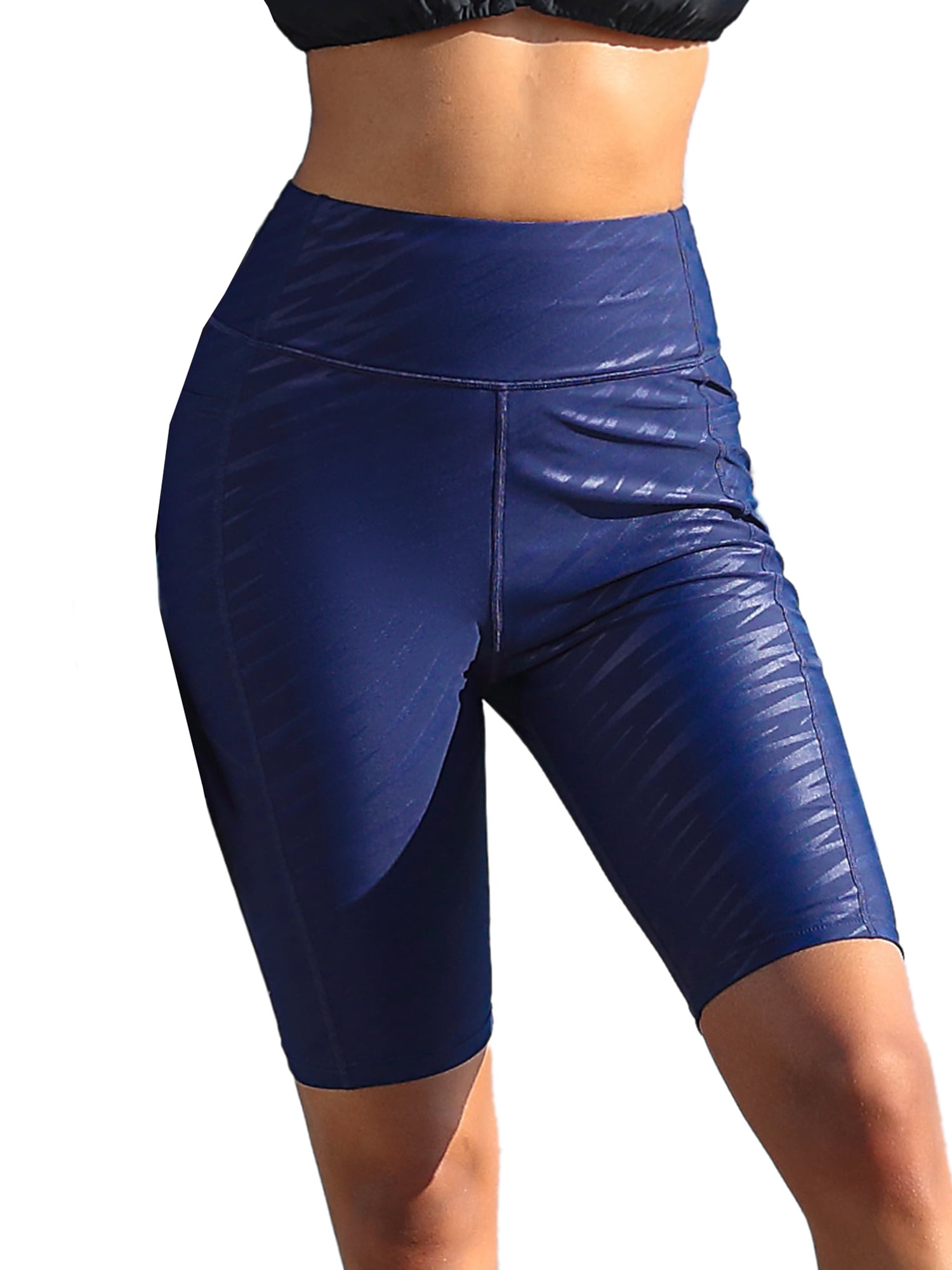 Charmo Womens Tummy Control Swim Bottoms Dot High Waisted Board Shorts ...