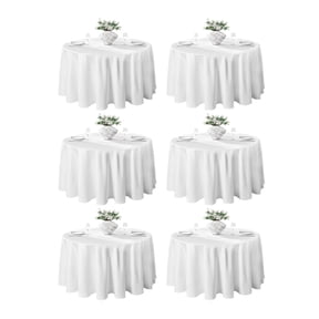 White Round Tablecloths for Every Occasion at Affordable Prices