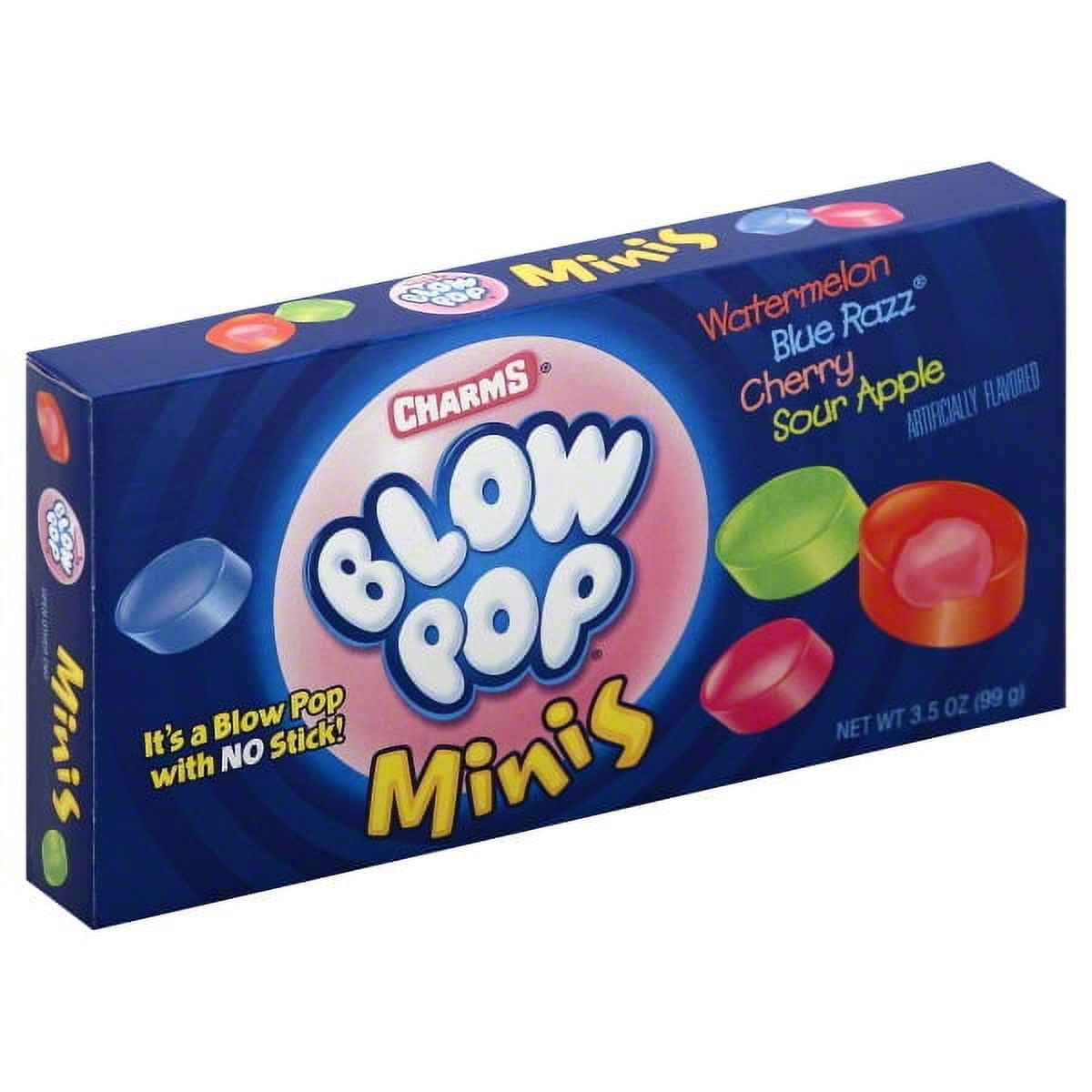 Charms Blow Pop Minis Assortment Bubble Gum, 3.5 oz - Walmart.com