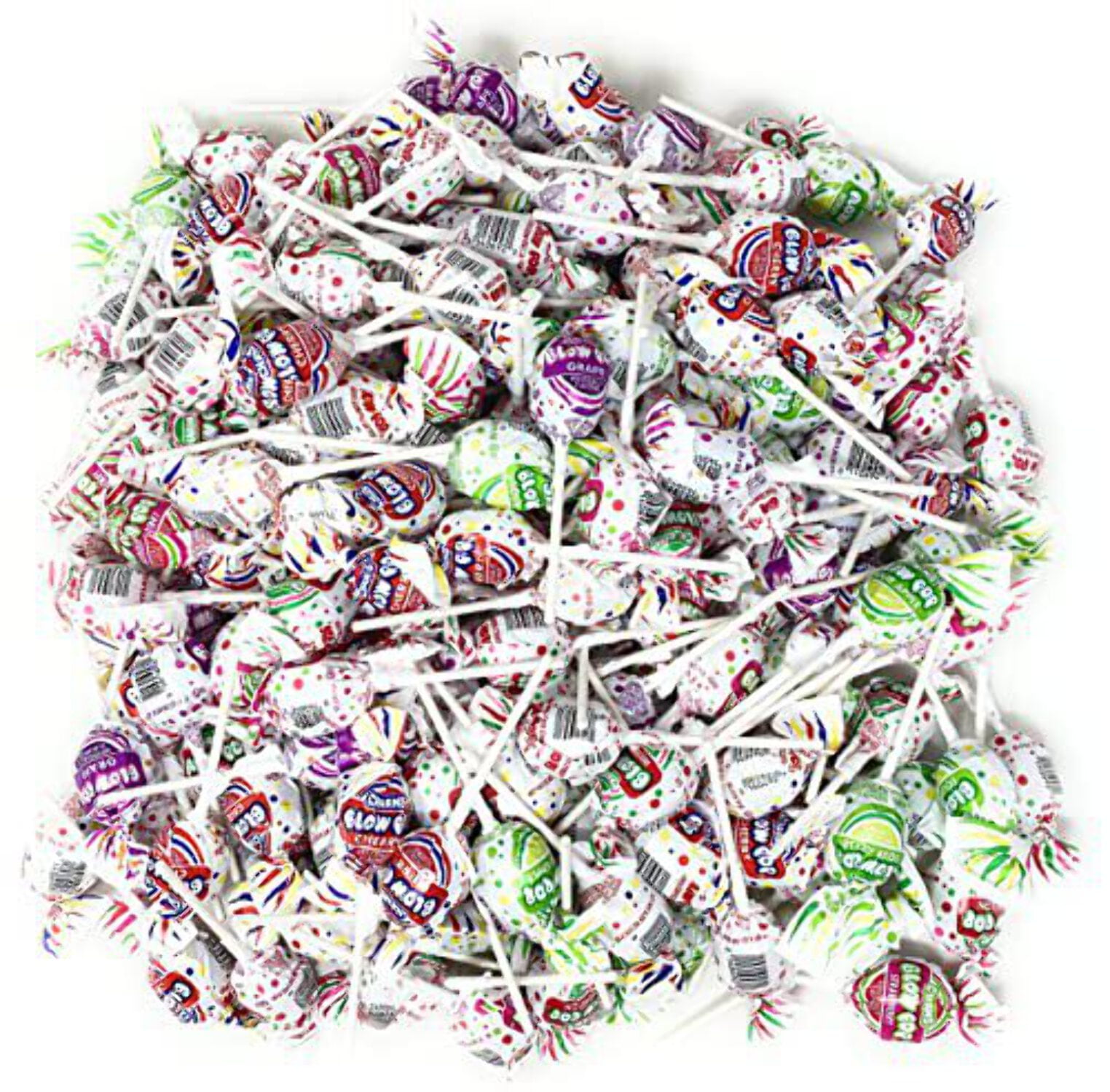 Charms Blow Pops Lollipops 3 LB Bulk Suckers Assorted Candy 5 Flavors ...