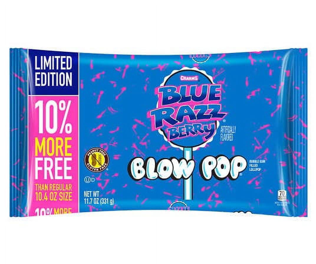 Charms Blue Razz Berry Blow Pop – 11.7 oz Bag - 2 Pack - Walmart.com