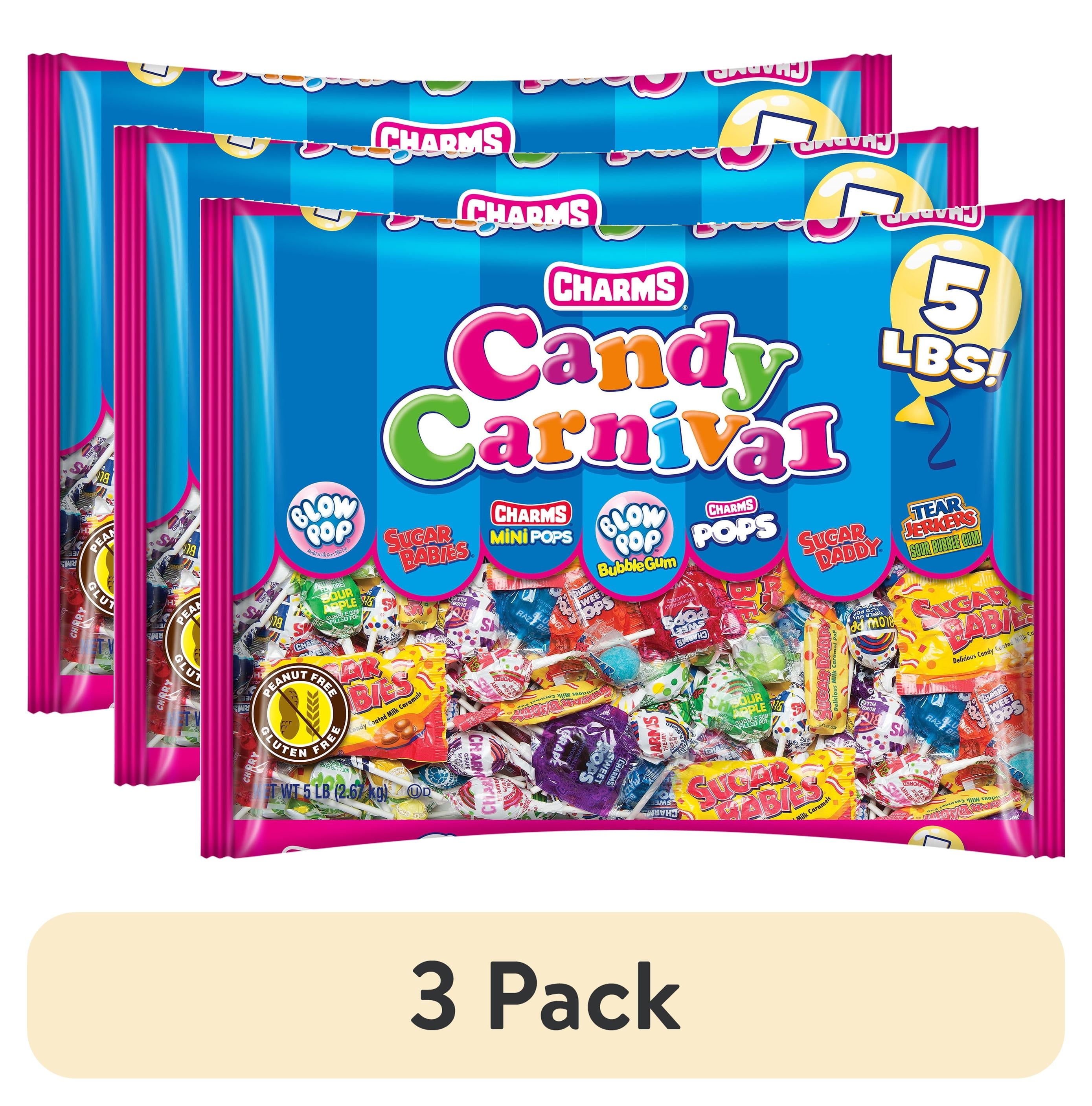 (3 pack) Charms Candy Carnival Assorted Bag Candy, 80 oz - Walmart.com