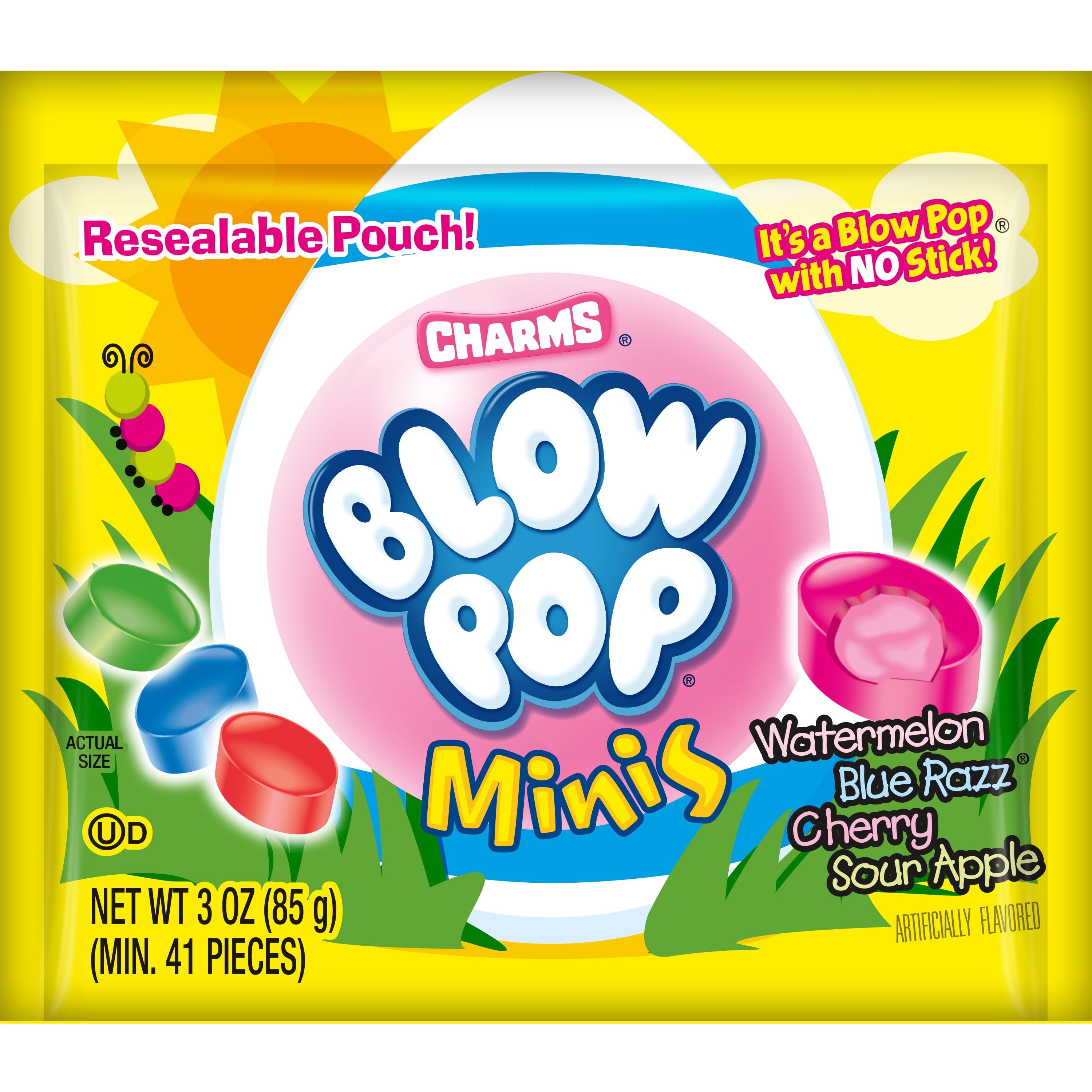 Charms Easter Blow Pop Minis, 3oz - Festive Lollipop Candy for Kids ...