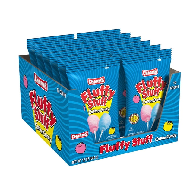 Charms Fluffy Stuff Cotton Candy for Kids - Walmart.com