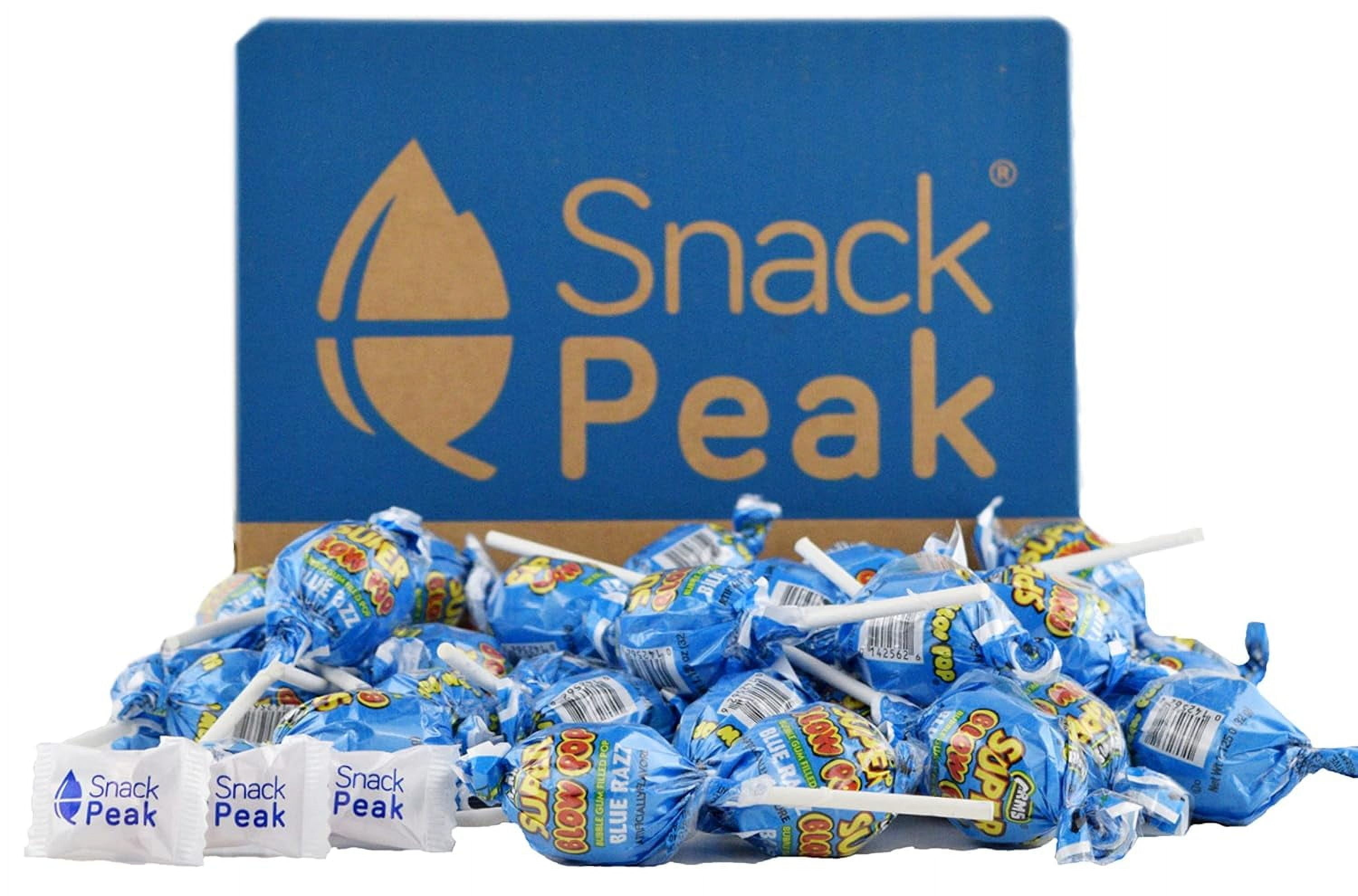 Charms Super Blow Pops Snack Peak Gift Box – 3 lb (Blue Razz) - Walmart.com