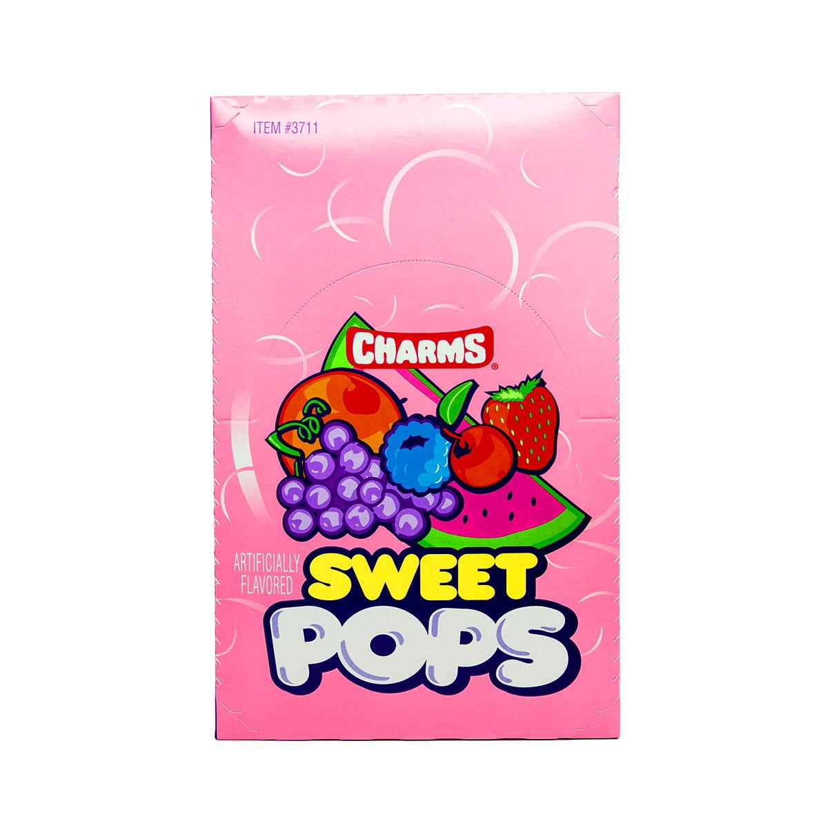 Charms Sweet Pops – Assorted Fruit-Flavored Lollipops, 100 Count Box ...