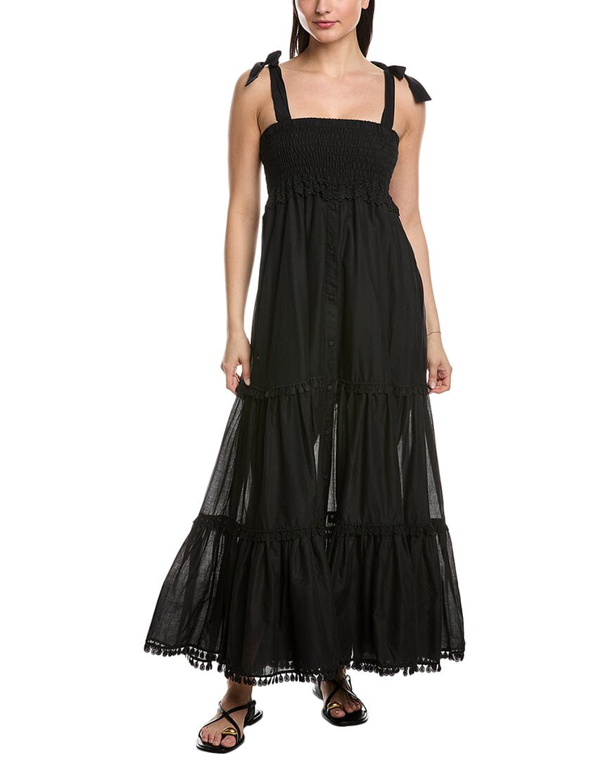 Charo Ruiz Ibiza womens Delphinus Maxi Dress, s, Black - Walmart.com