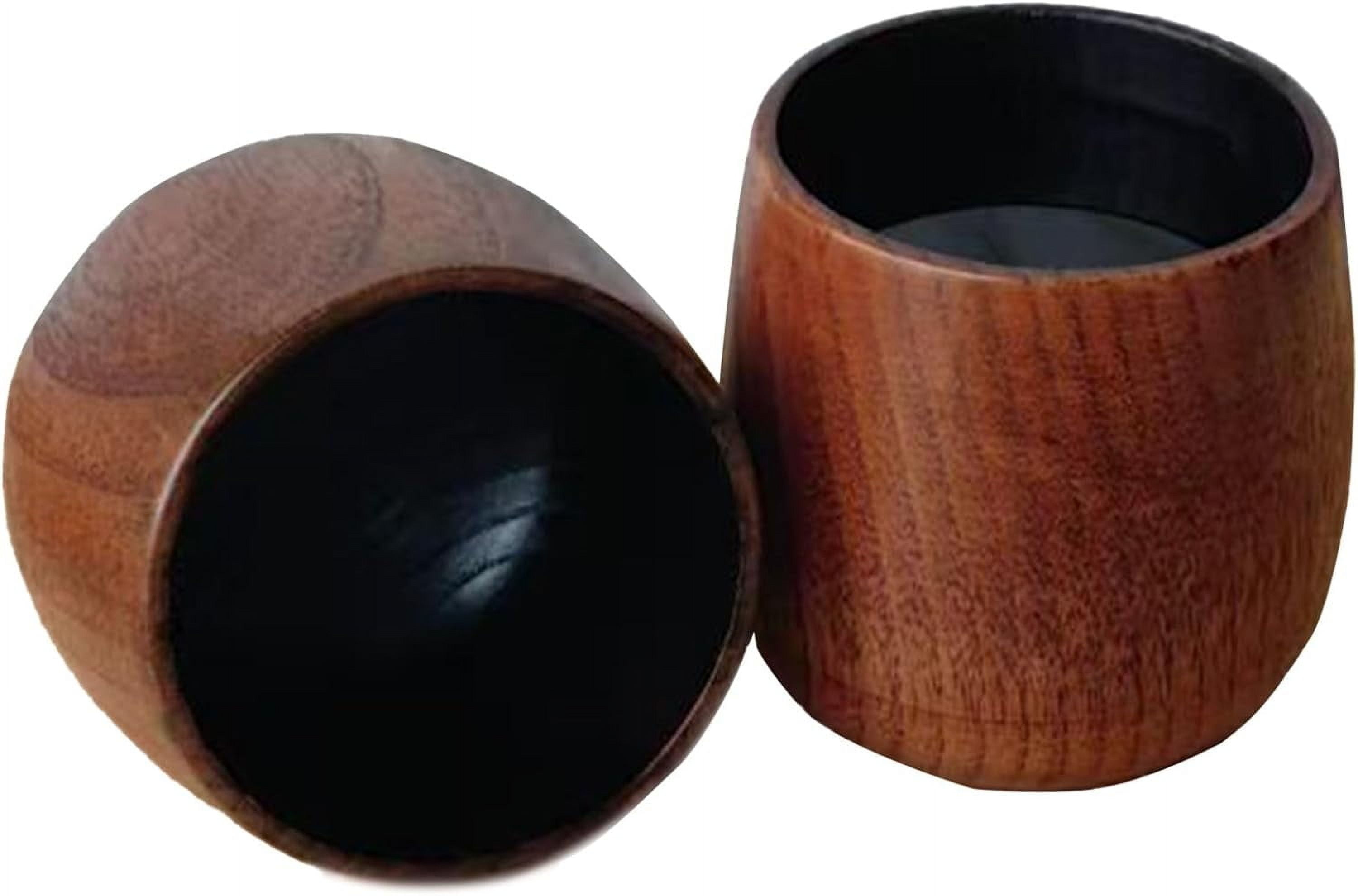 Charred Whiskey Cup | 2 Pack Wooden Whiskey Glass | Vintage Whisky ...