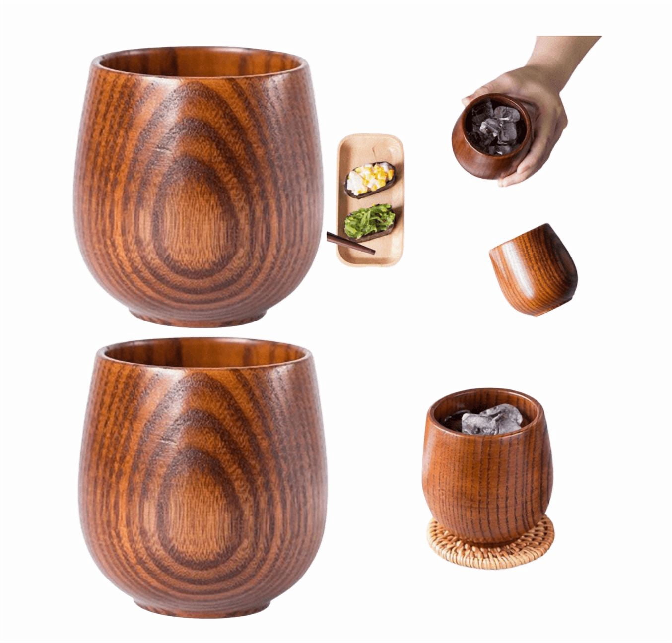 Charred Wooden Bourbon Drinking Glass - Charred Whiskey Wooden Cup ...