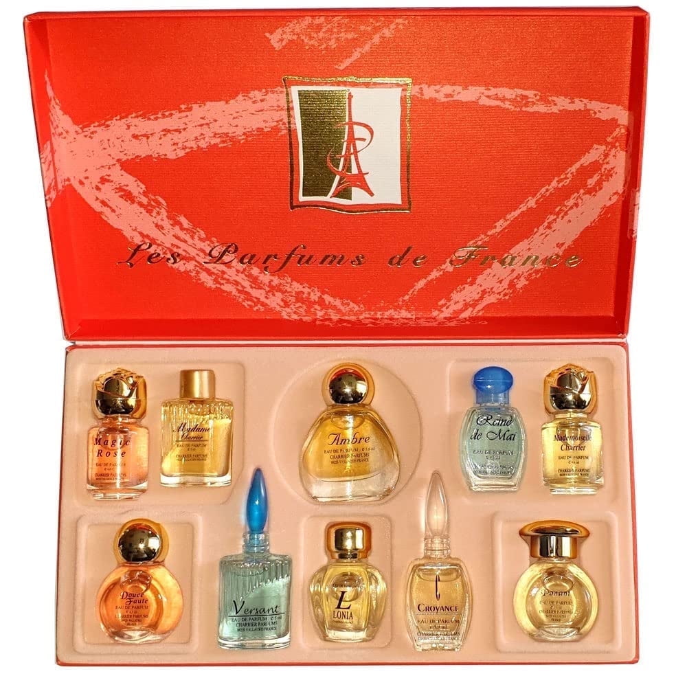 Charrier Parfums Les Parfums de France, 10 Perfume Gift Set, Miniature ...