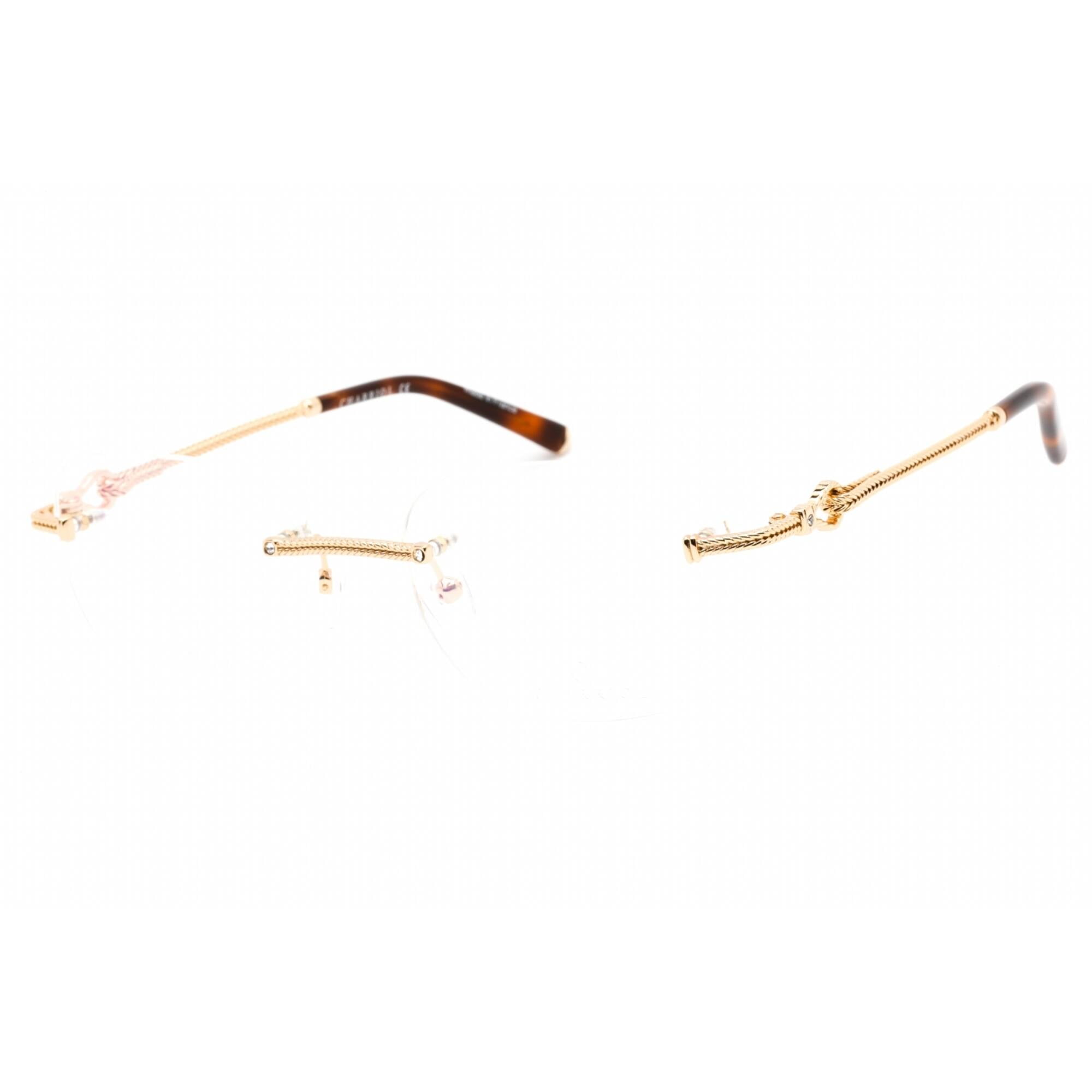Charriol PC71046 C01 Men's Rimless Shiny Gold Metal Eyeglasses ...