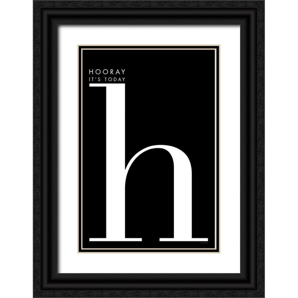 Charro, Mercedes Lopez 11x14 Black Ornate Wood Framed with Double ...