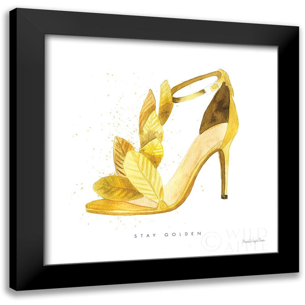 Charro, Mercedes Lopez 12x12 Black Modern Framed Museum Art Print ...