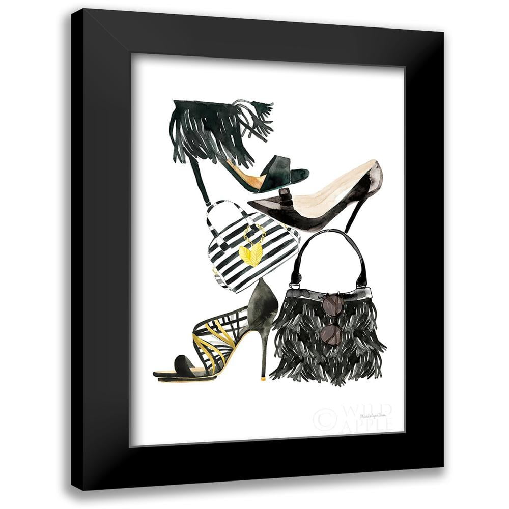 Charro, Mercedes Lopez 17x24 Black Modern Framed Museum Art Print ...