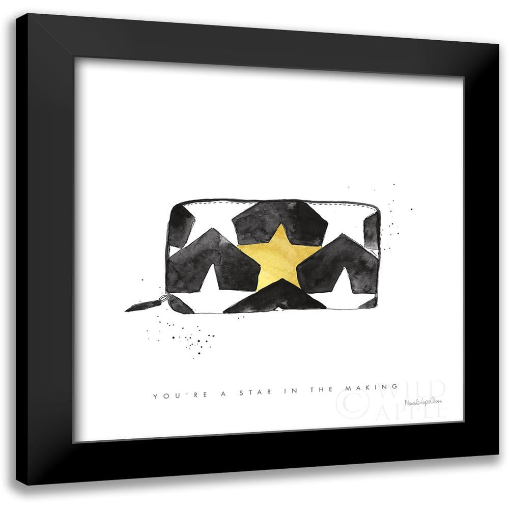 Charro, Mercedes Lopez 20x20 Black Modern Framed Museum Art Print ...
