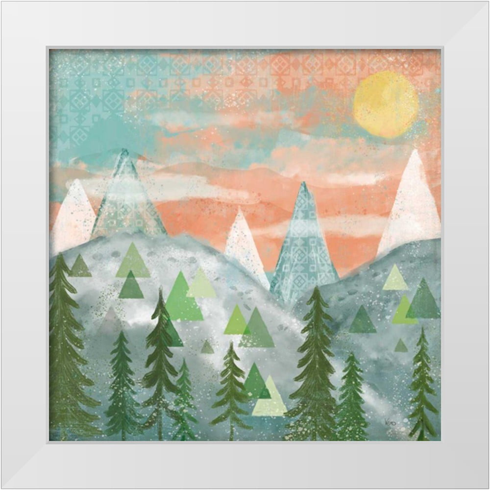 Charron, Veronique 12x12 White Modern Wood Framed Museum Art Print ...