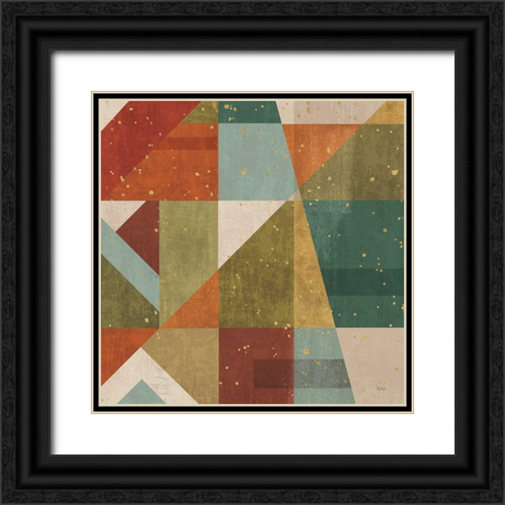 Charron, Veronique 15x15 Black Ornate Wood Framed with Double Matting ...