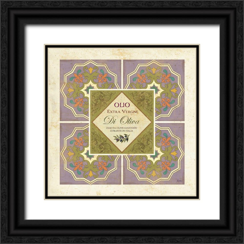 Charron, Veronique 15x15 Black Ornate Wood Framed with Double Matting Museum Art Print Titled ...