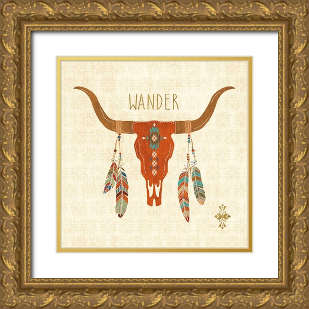 Charron, Veronique 15x15 Gold Ornate Wood Framed with Double Matting ...