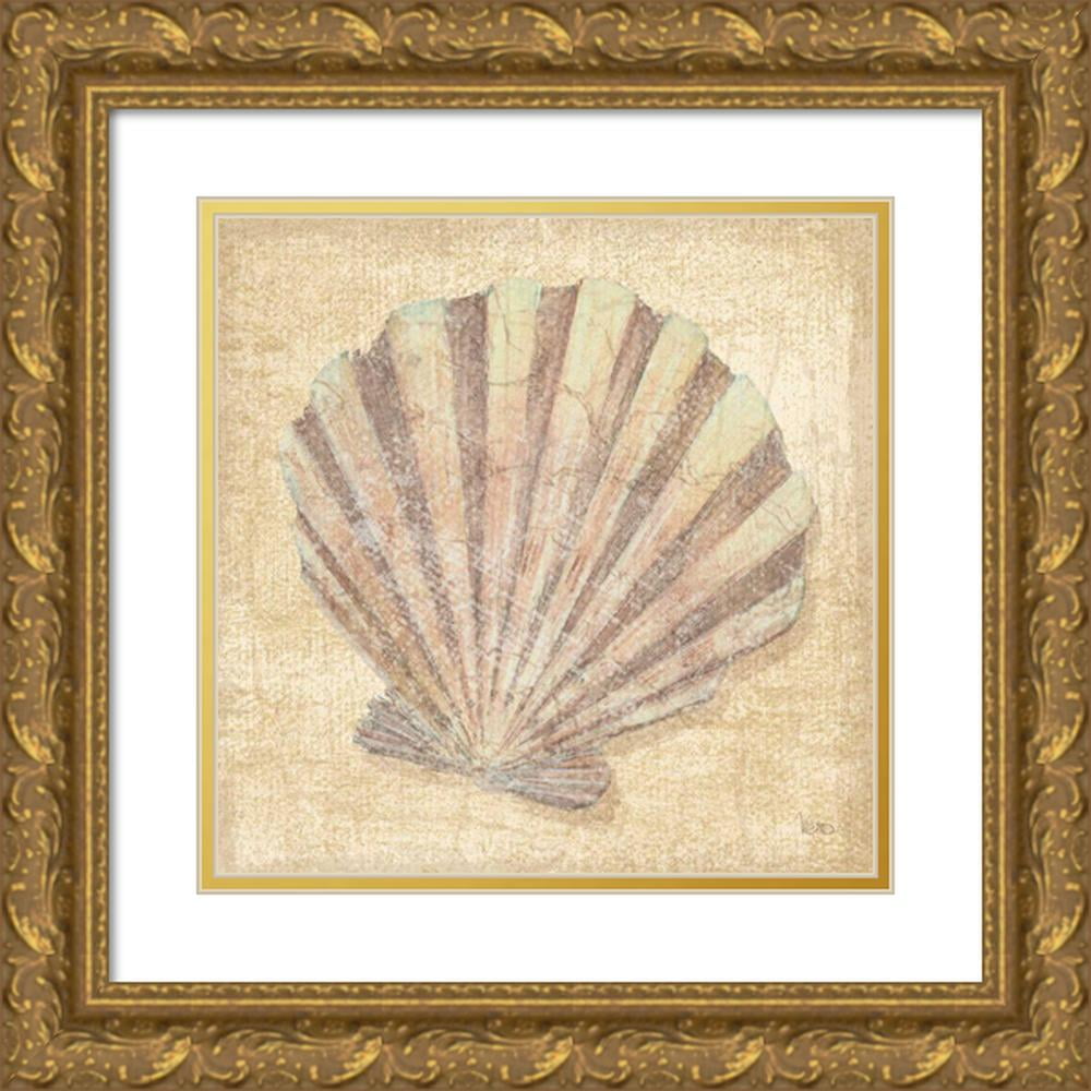 Charron, Veronique 15x15 Gold Ornate Wood Framed with Double Matting ...