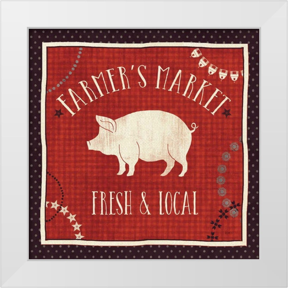 Charron, Veronique 15x15 White Modern Wood Framed Museum Art Print ...