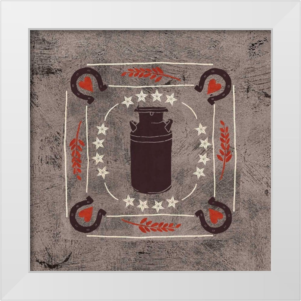 Charron, Veronique 15x15 White Modern Wood Framed Museum Art Print ...