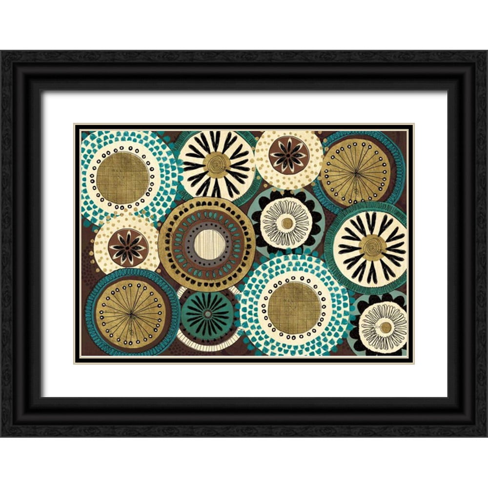 Charron, Veronique 18x14 Black Ornate Wood Framed with Double Matting ...