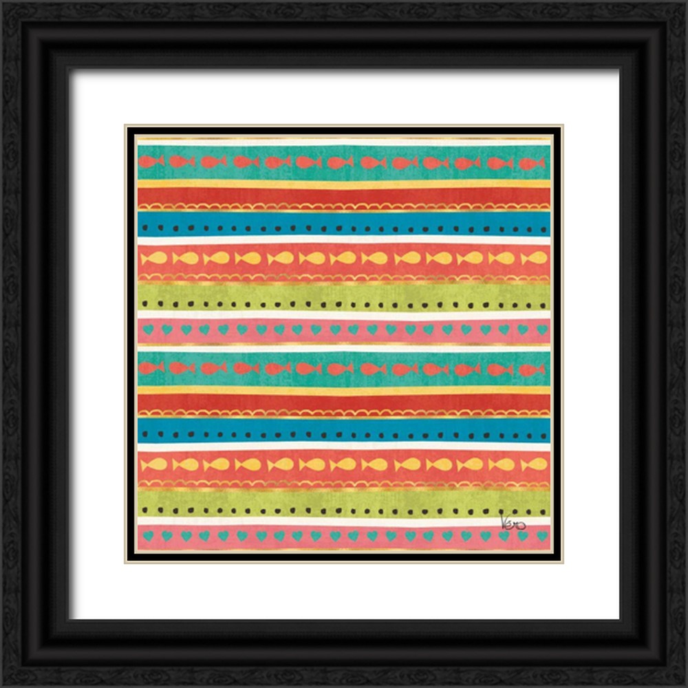 Charron, Veronique 20x20 Black Ornate Wood Framed with Double Matting ...