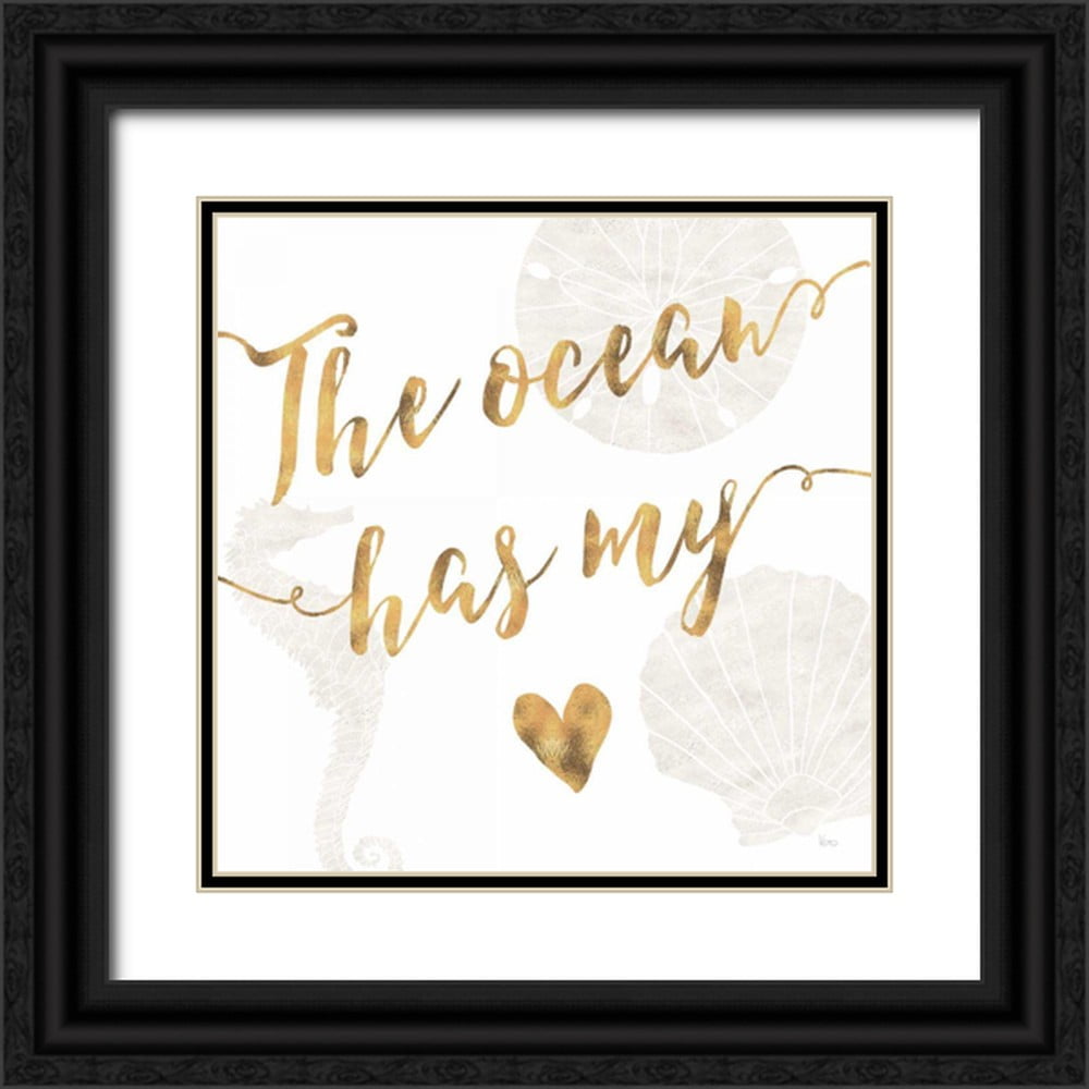 Charron, Veronique 20x20 Black Ornate Wood Framed with Double Matting ...