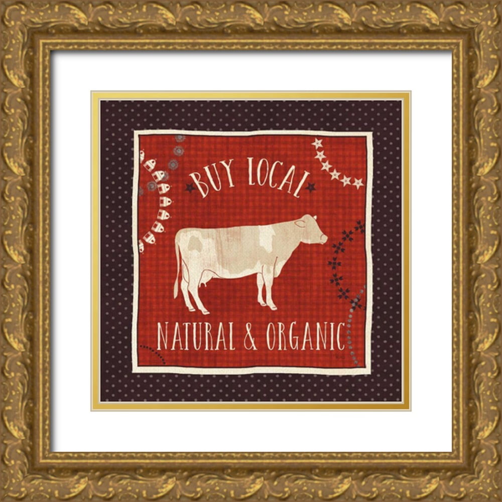 Charron, Veronique 20x20 Gold Ornate Wood Framed with Double Matting ...