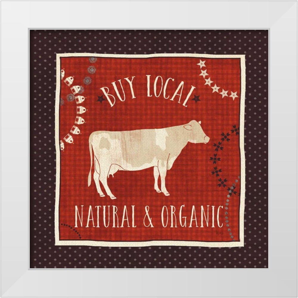 Charron, Veronique 20x20 White Modern Wood Framed Museum Art Print ...