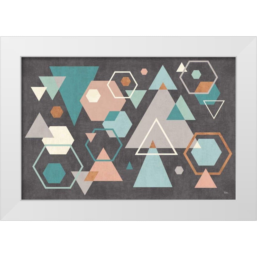 Charron, Veronique 24x17 White Modern Wood Framed Museum Art Print ...