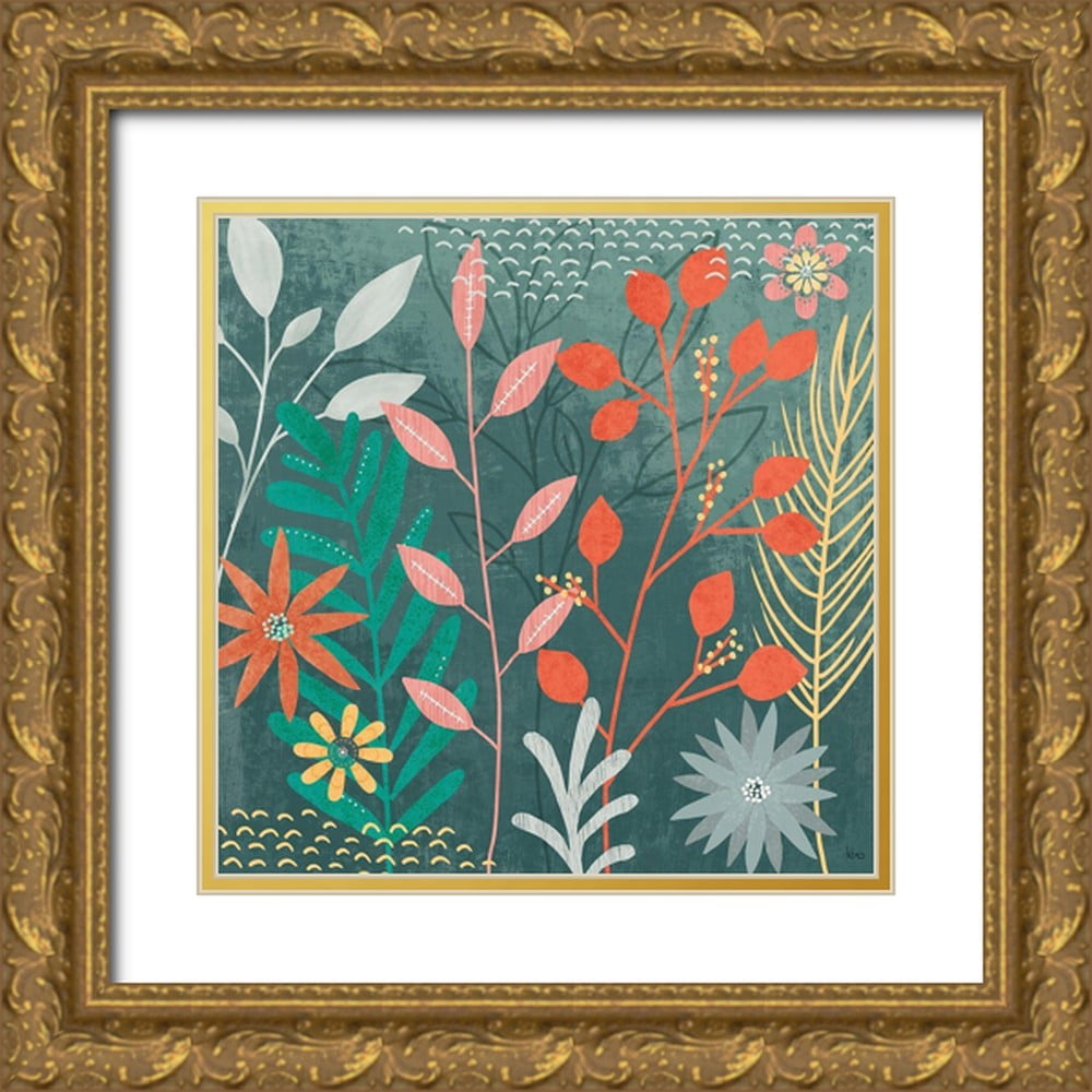 Charron, Veronique 26x26 Gold Ornate Wood Framed with Double Matting ...