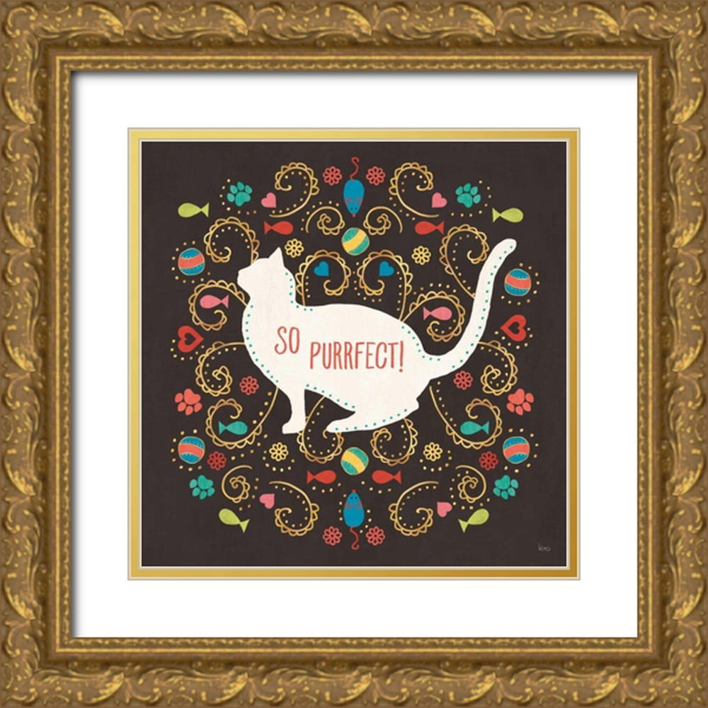 Charron, Veronique 26x26 Gold Ornate Wood Framed with Double Matting ...