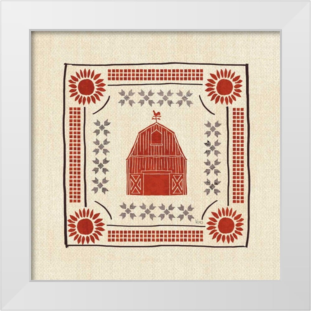 Charron, Veronique 26x26 White Modern Wood Framed Museum Art Print ...