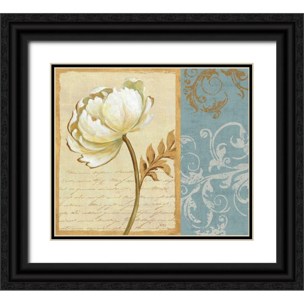 Charron, Veronique 29x26 Black Ornate Wood Framed with Double Matting ...