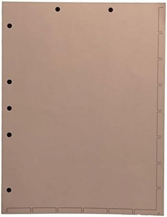 Chart Divider Sheets for Stick-On Tabs, Letter Size, Manila (Box of 250 ...