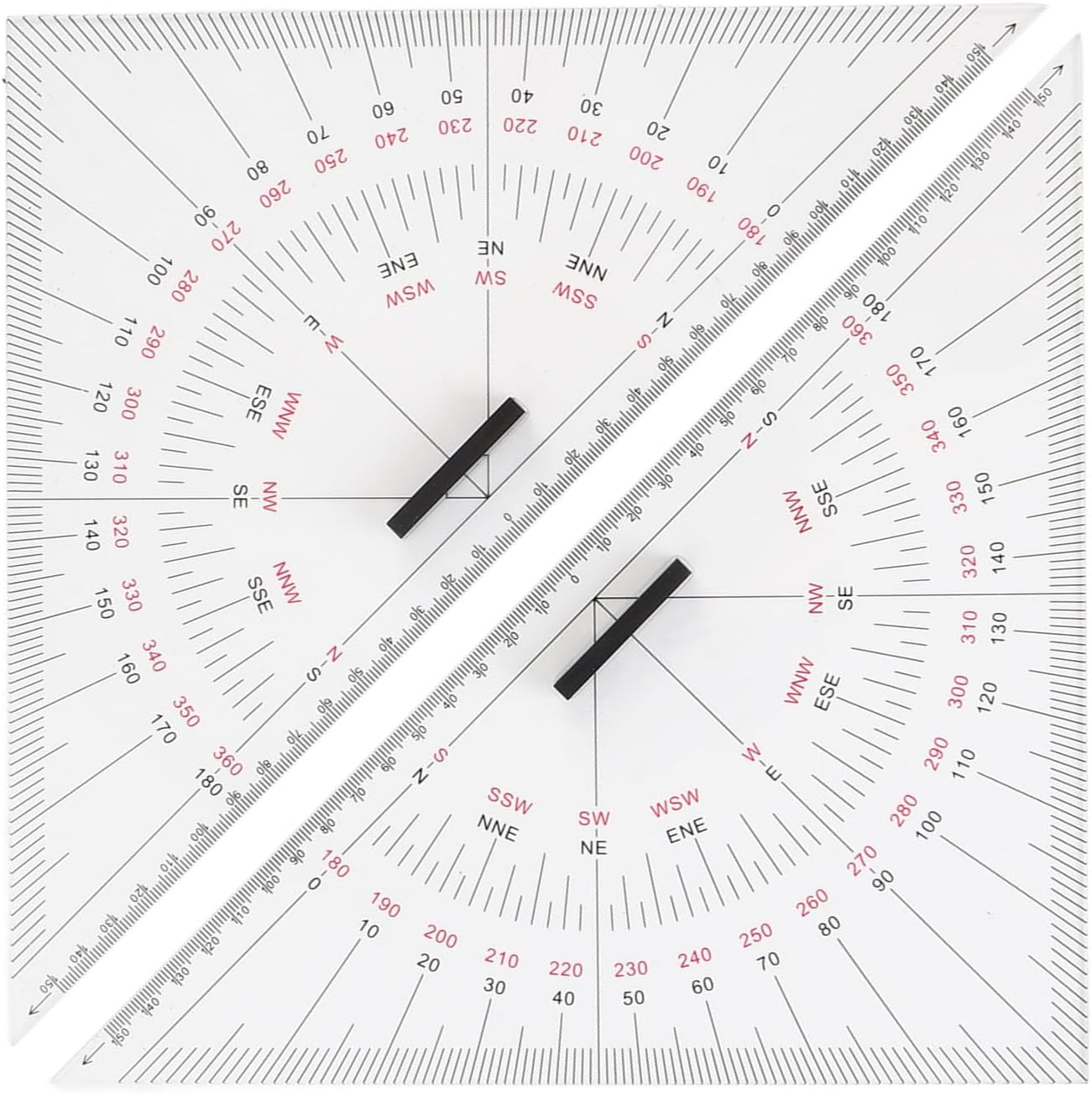 Chart Drawing Triangle Ruler, Acrylic Marine Triangle Clear Isosceles ...