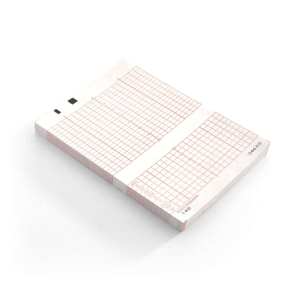 Chart Paper, Z-Fold, Orange Grid, Fetal Monitor Paper, 150 Millimeters ...
