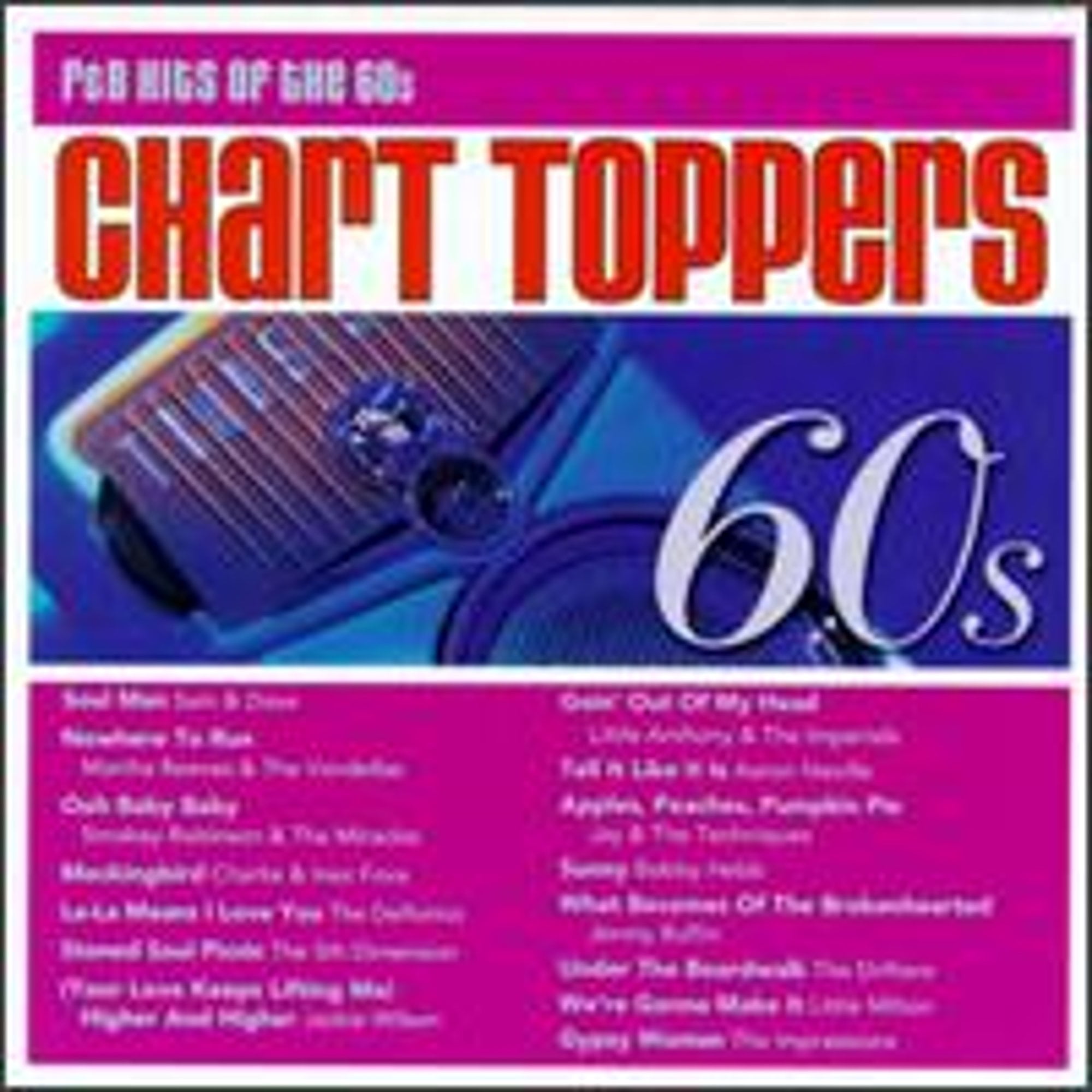 Pre-Owned Chart Toppers: R&B Hits of the 60s (CD 0049925104622) by Various Artists - Walmart.com