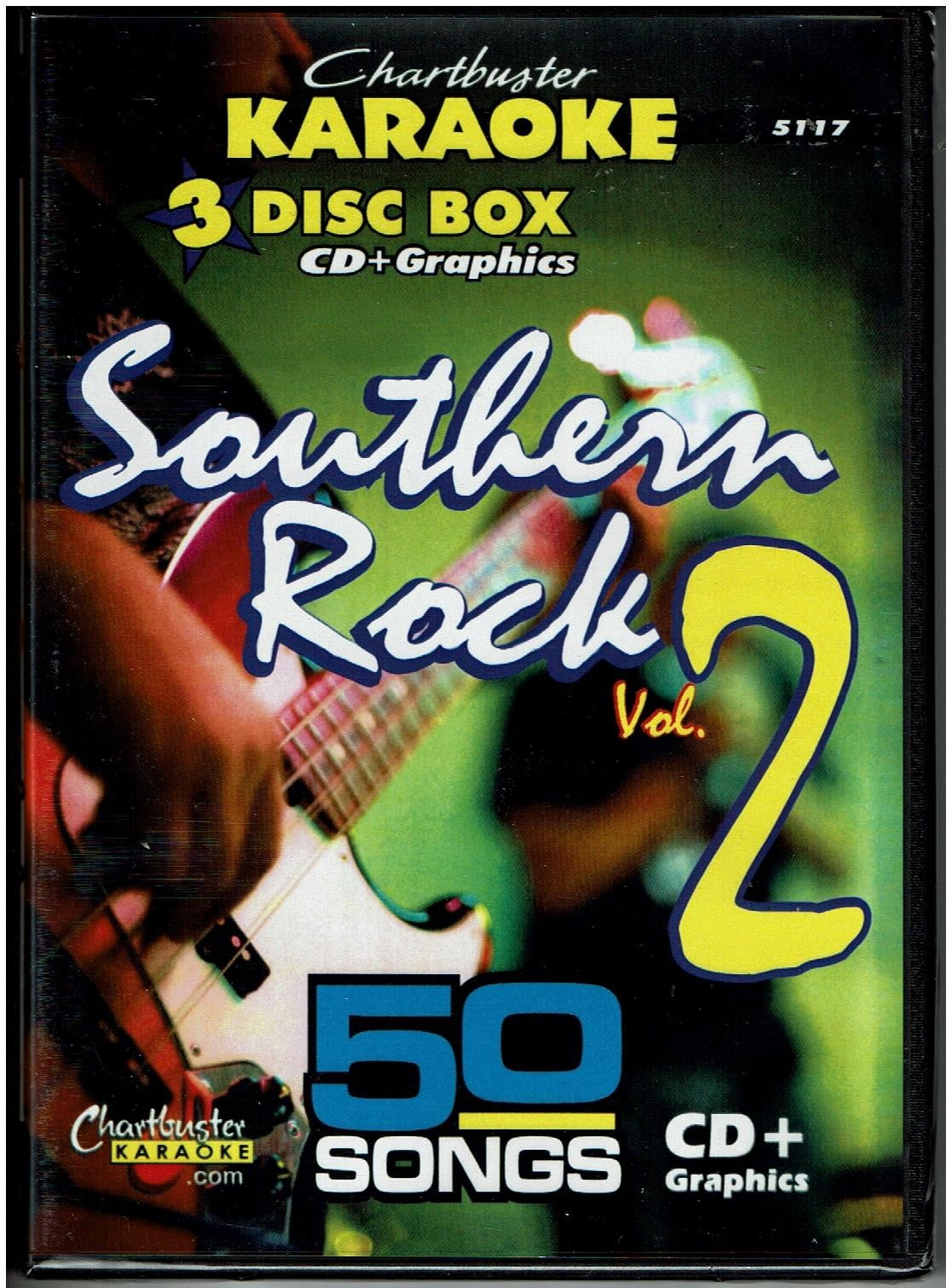 Chartbuster Karaoke: Southern Rock Vol 2 3 CDG Disc Set 50 Songs ...