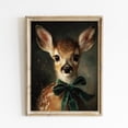 Charten Baby Reindeer Poster Antique Nursery Wall Art, 8x12 UNFRAMED ...