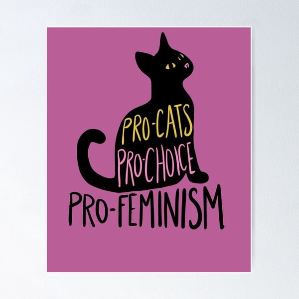 Charten Progressive Cat Themed Typography Poster, 16x24 UNFRAMED ...