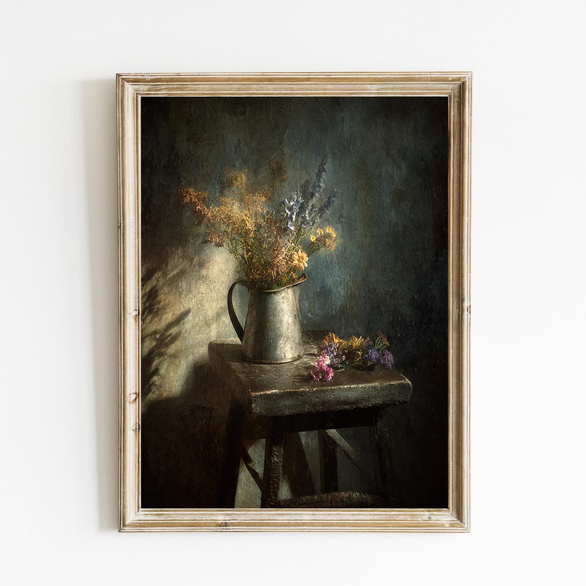 Charten Rustic Still Life Poster Dark Botanical Farmhouse Wall Art ...