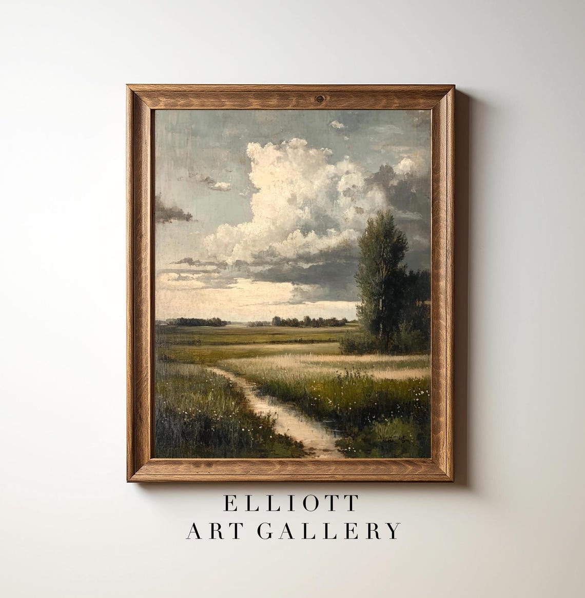 Charten Rustic Vertical Landscape Poster Country Farmhouse Wall Art ...