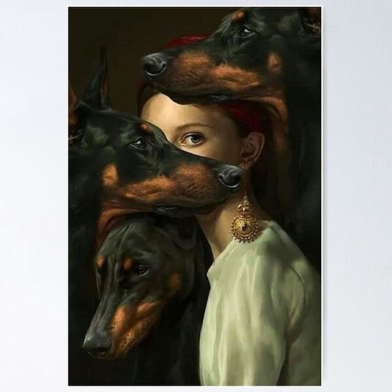 Charten Surreal Dreamlike Portrait Illustration Poster, 16x24 UNFRAMED ...