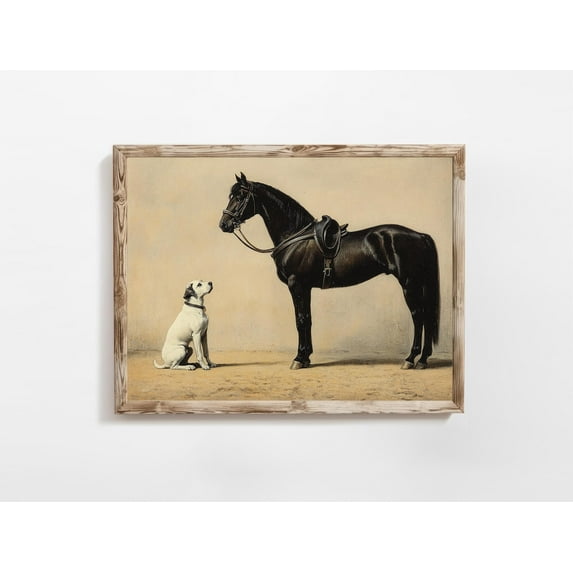 Charten Vintage Horse Art Poster Rustic Equestrian Wall Art, 12x18 ...
