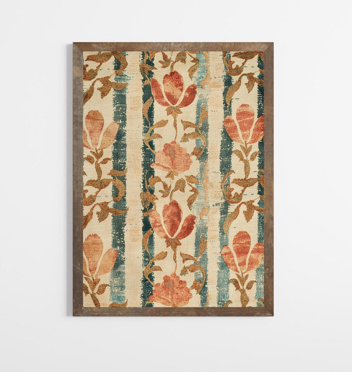 Charten Vintage Spanish Tapestry Poster Farmhouse Textile Wall Art ...